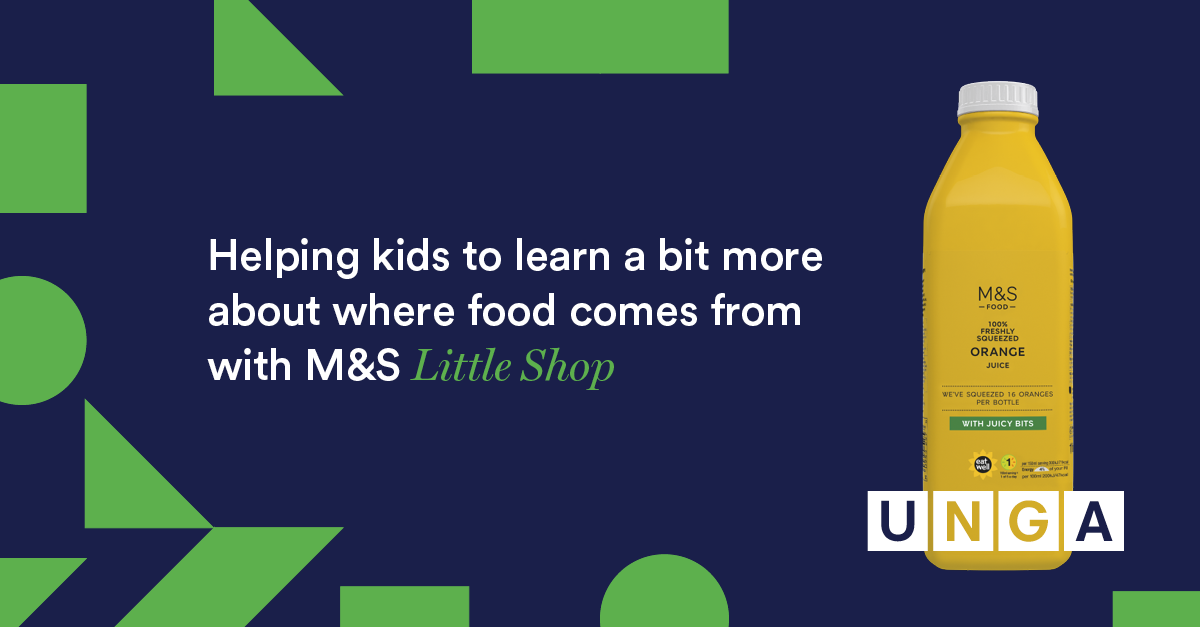 Helping Kids to Learn A Bit More About Food with M&S Little Shop | UNGA